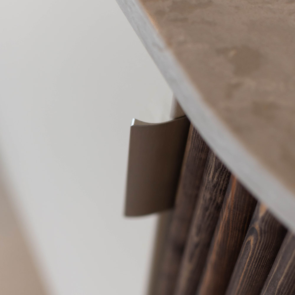 Profile Handle Edge Straight - 100mm - Stainless Steel Finish