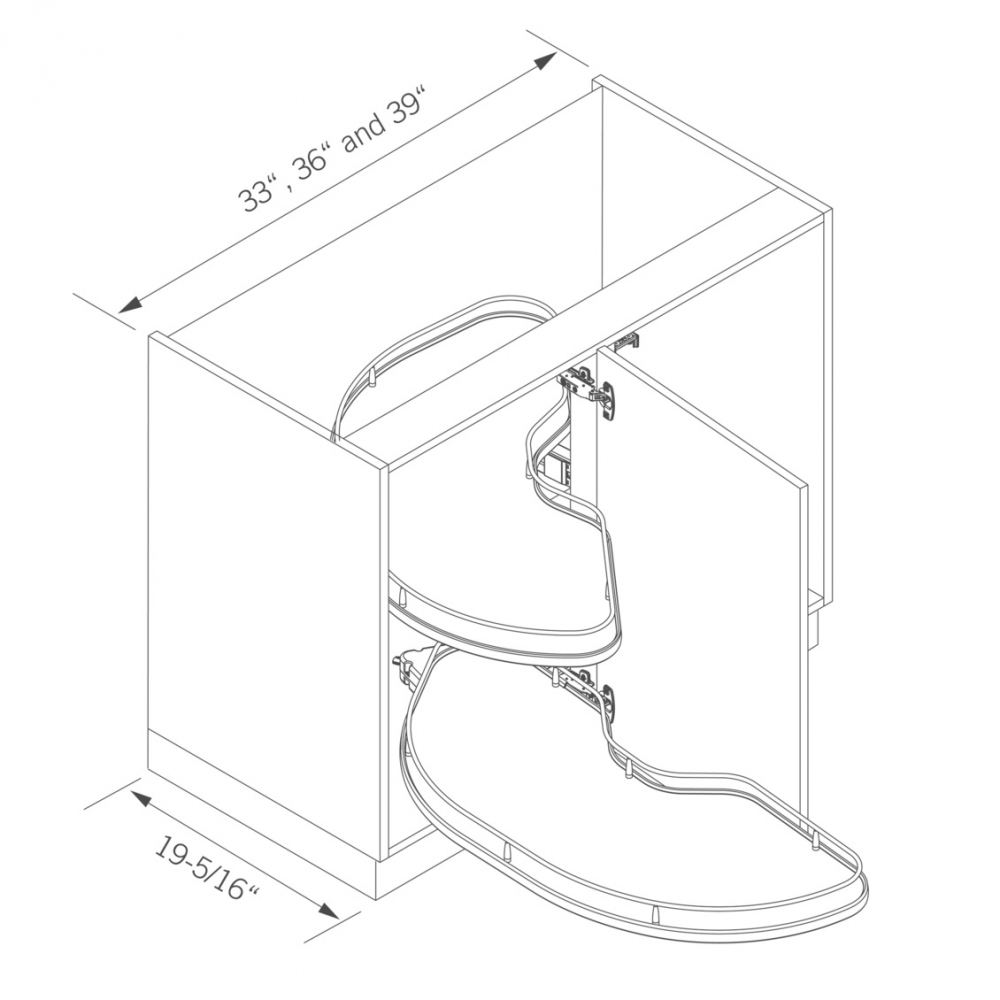 Corner Cabinet Extractor - Cornerstone Maxx Planero | Beslag