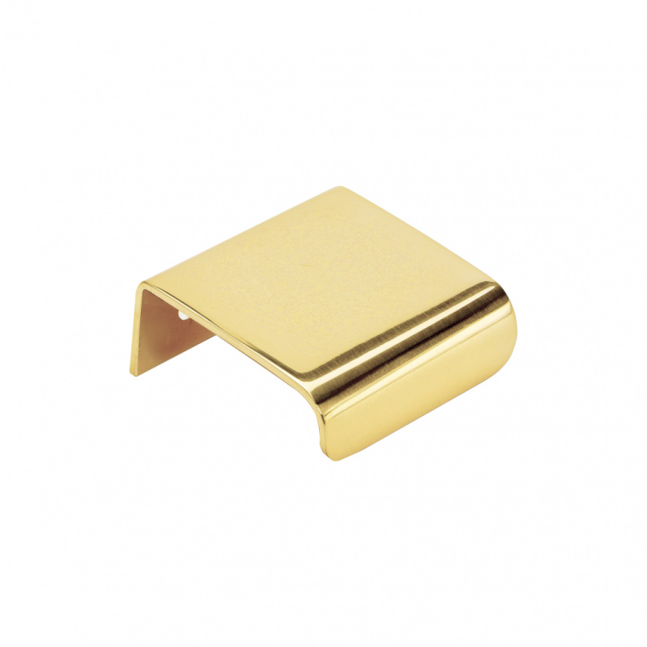 Profile Handle Lip - Polished Brass | Beslagonline.com