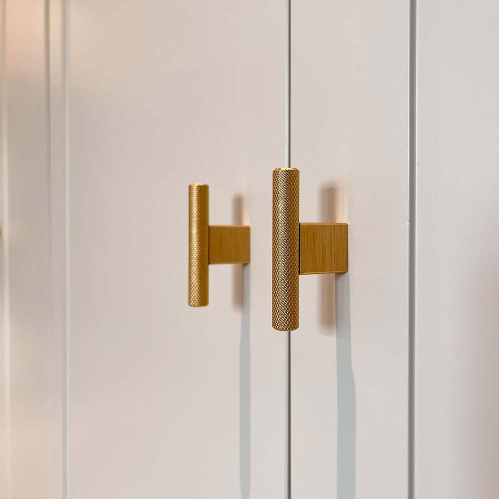 Cabinet Knob T Graf Mini - Brass | Knobs | Beslagonline.com