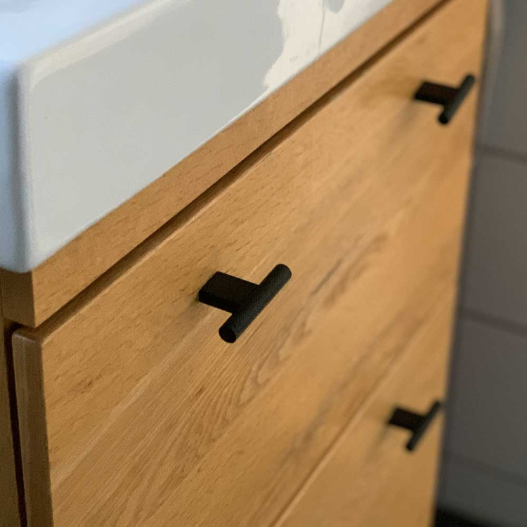 Cabinet Knob T Graf Mini - Black | Beslagonline.com