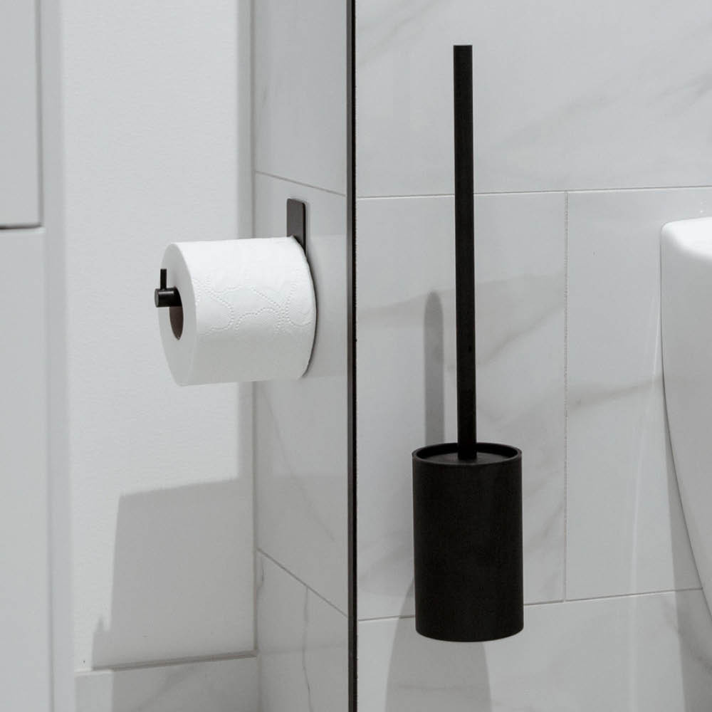 Base 200 Spare Paper Holder - Matte Black | Beslagonline.com