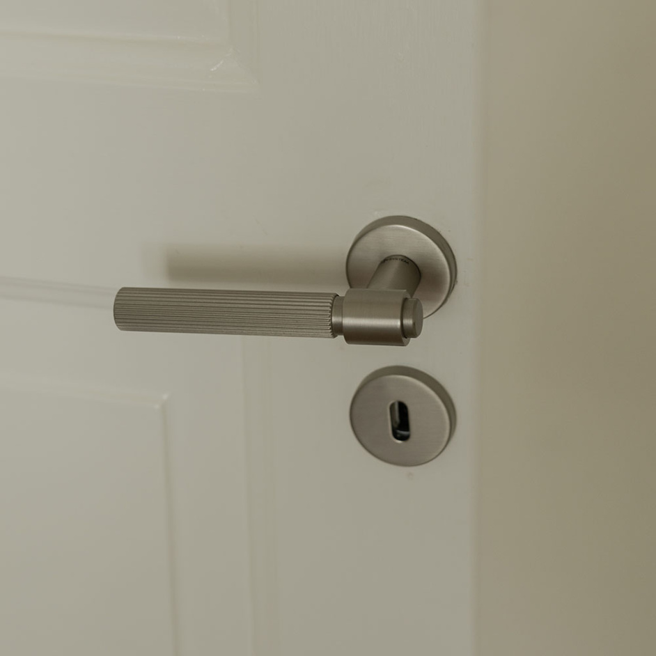 Door Handle Helix 200 Stripe - Stainless Steel Finish | Besl