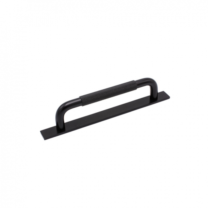 Handle Helix/Back Plate - Matte Black | Beslagonline.com