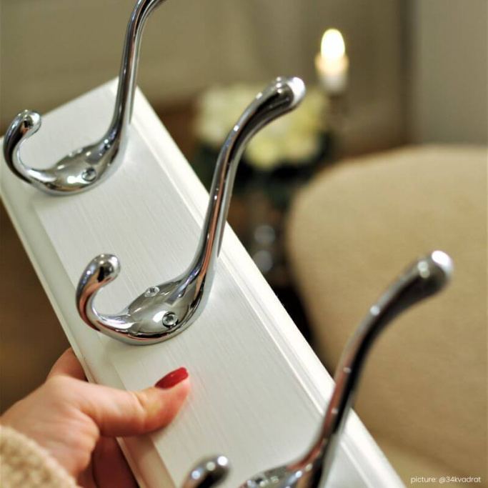 Make your own hook rack for the hall | Beslagonline.com